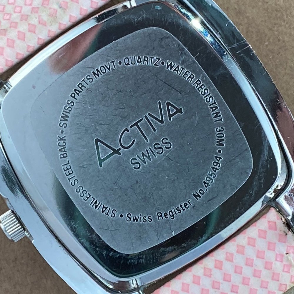 Very Rare Left Hand Activa Swiss Watch - Gem